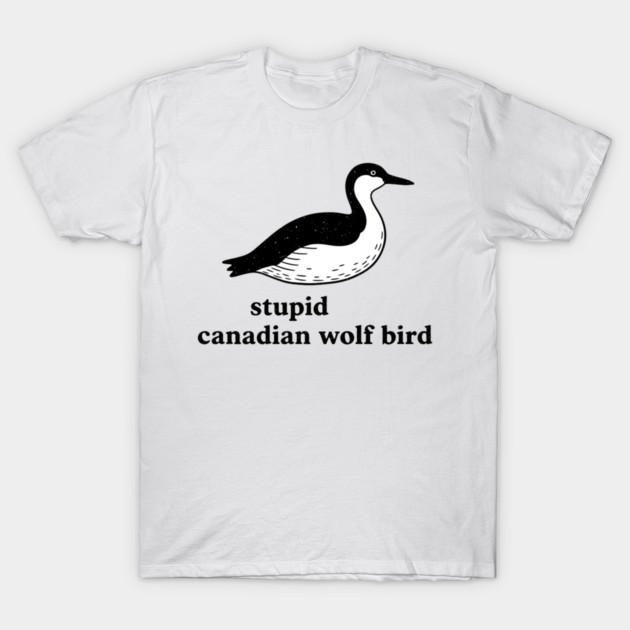 Stupid Canadian Wolf Bird – Vintage Humor Logo - Stupid Canadian Wolf ...