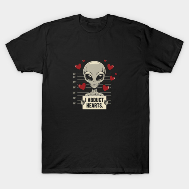 Alien Valentine Mugshot Retro Scifi - Alien Valentine - T-Shirt | TeePublic