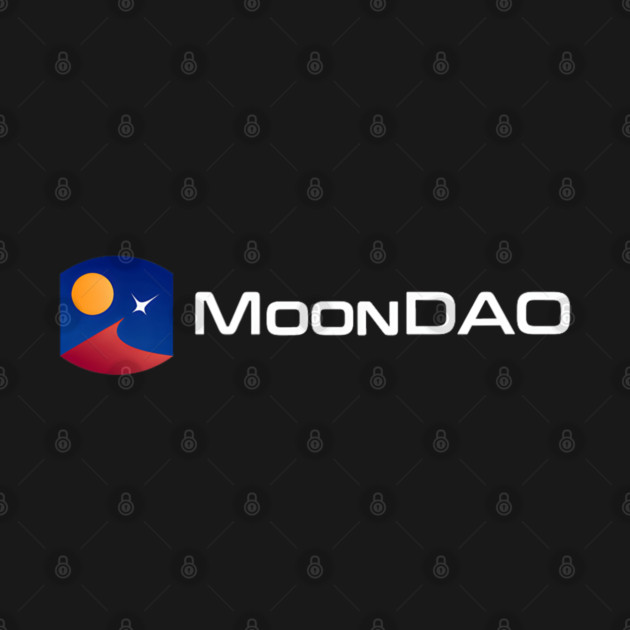 Moondao White Text - Custom Printed Logo - T-Shirt | TeePublic