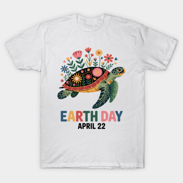 Cute Turtle Celebrate Earth Day 2026 Restore Sea Art Turtle - Cute ...