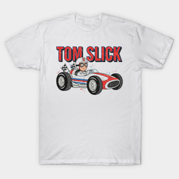 Tom Slick Distressed Authentic Style - Jay Ward - T-Shirt | TeePublic