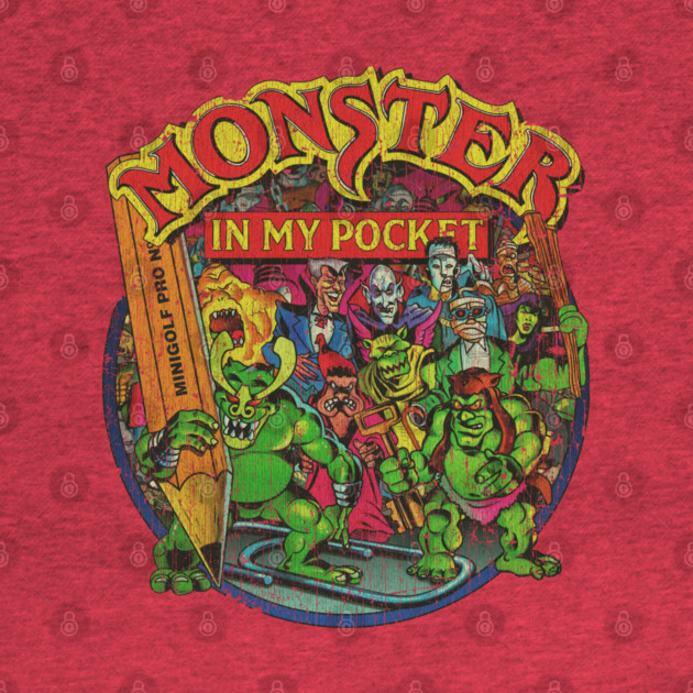Monster in My Pocket Fight Crew 1990 - 90s Kid - T-Shirt | TeePublic