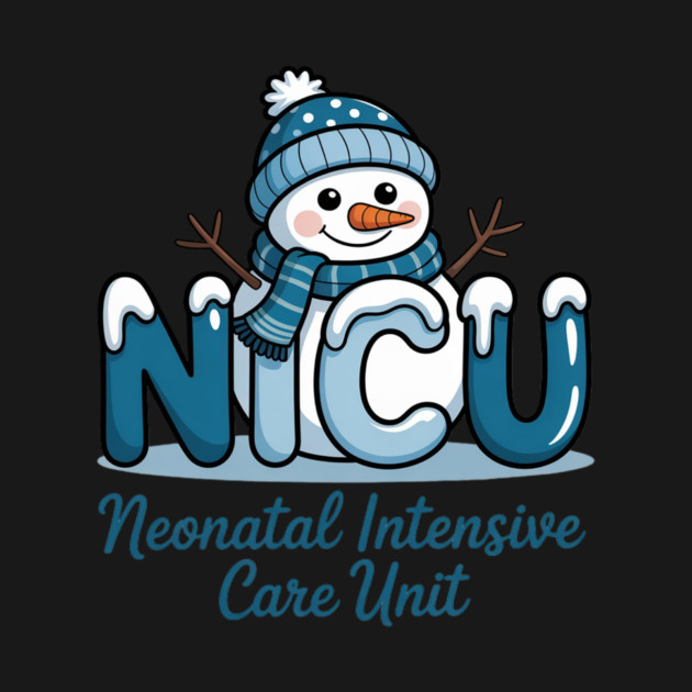 Winter NICU Nurse Xmas Snowman Neonatal Intensive Care Unit - Winter ...