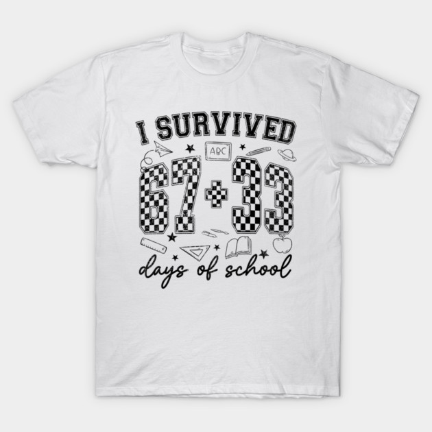 Retro I Survived 67 33 Days Of School, Teacher Lover, Back To School ...