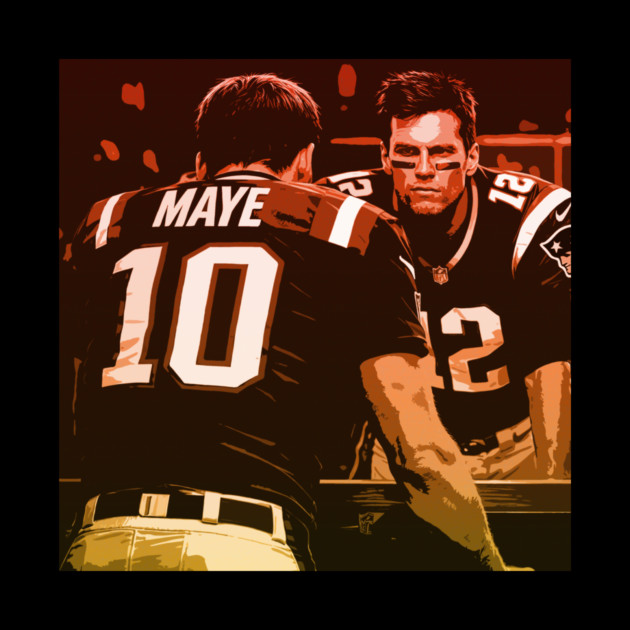 Tom Drake Maye 10 12 graphic - Drake Maye - Socks | TeePublic