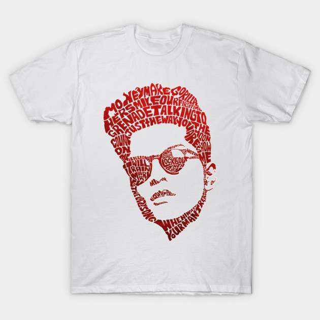 Bruno Mars Retro - Pop - T-Shirt | TeePublic