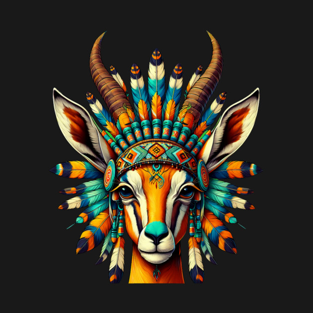 Indigenous People Gazelle Native American Indian Feathers - Native ...