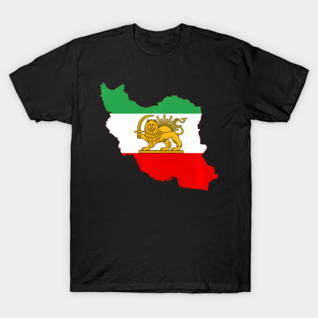 Persian Lion Flag Iran Map Iranian Heritage Flag ... - Persian Pride ...