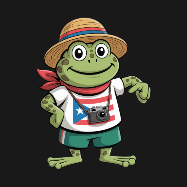 Frog Puerto Rico Taino Puerto Rican Flag Boricua - Frog Puerto Rico ...