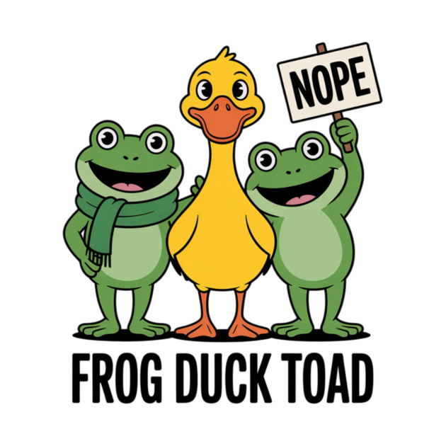 Frog Duck Toad - Frog Duck Toad - T-Shirt | TeePublic