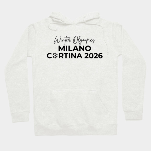 Winter Olympics 2026 Milano - Winter Olympics - Hoodie | TeePublic