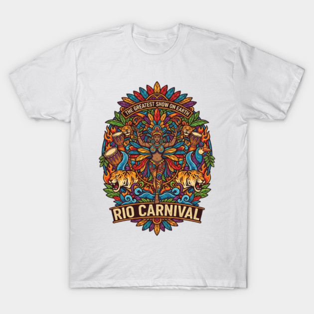 RIO CARNIVAL - Rio De Janeiro - T-Shirt | TeePublic