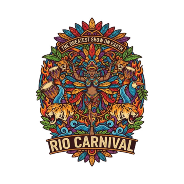 RIO CARNIVAL - Rio De Janeiro - T-Shirt | TeePublic