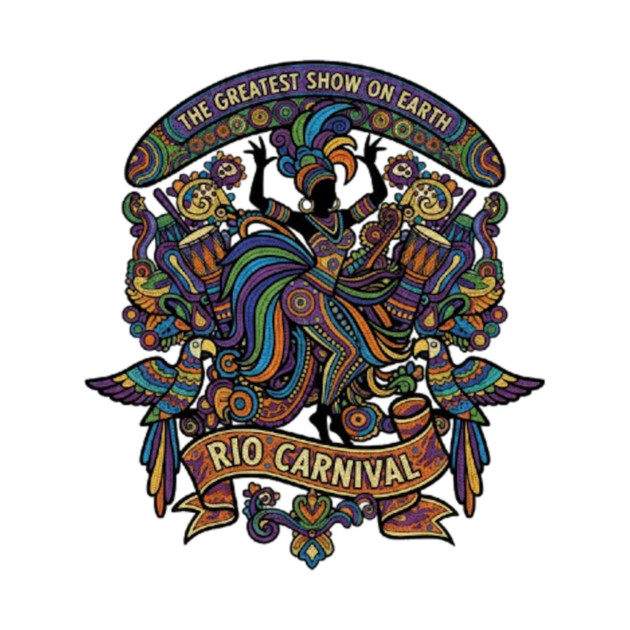 RIO CARNIVAL - Rio De Janeiro - T-Shirt | TeePublic