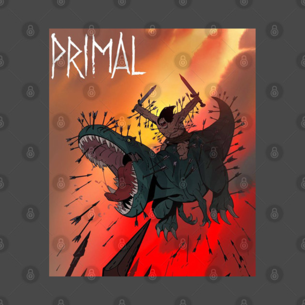 Primal Cartoon Poster - Primal - T-Shirt | TeePublic