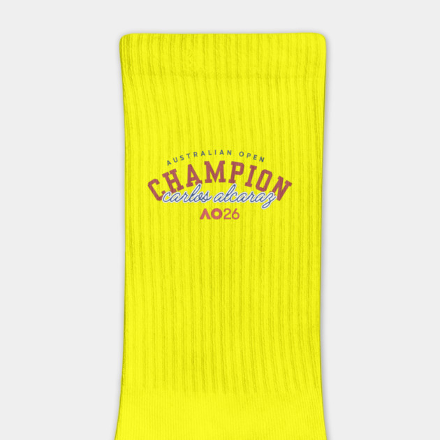 carlos alcaraz champion australian open 2026 - Carlos Alcaraz - Socks ...