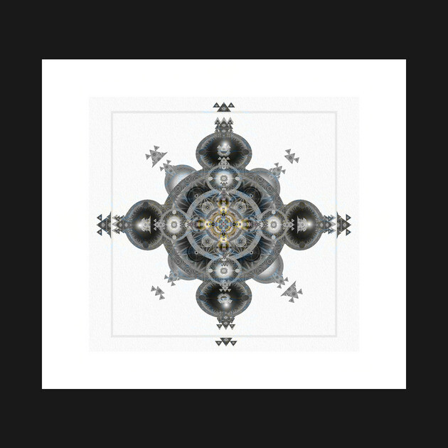 Sacred Geometry Psychedelic Gothic Cross - Trippy - T-Shirt | TeePublic