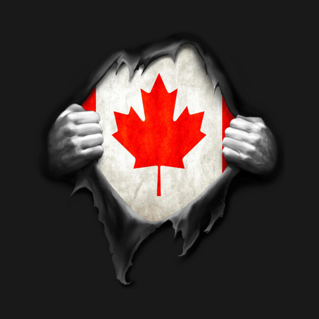 cool canada flags