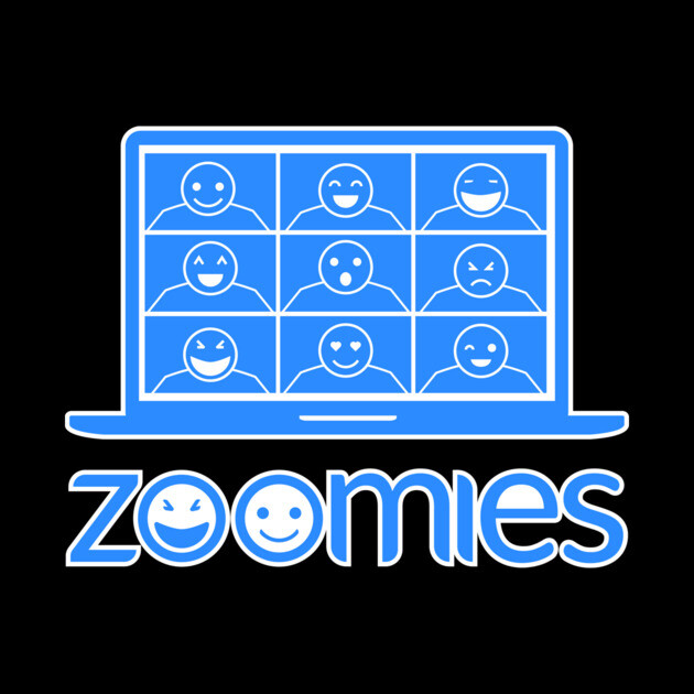 Zoomies White Outline Print - Zoomers - Pin | TeePublic