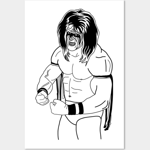 ultimate warrior wall art